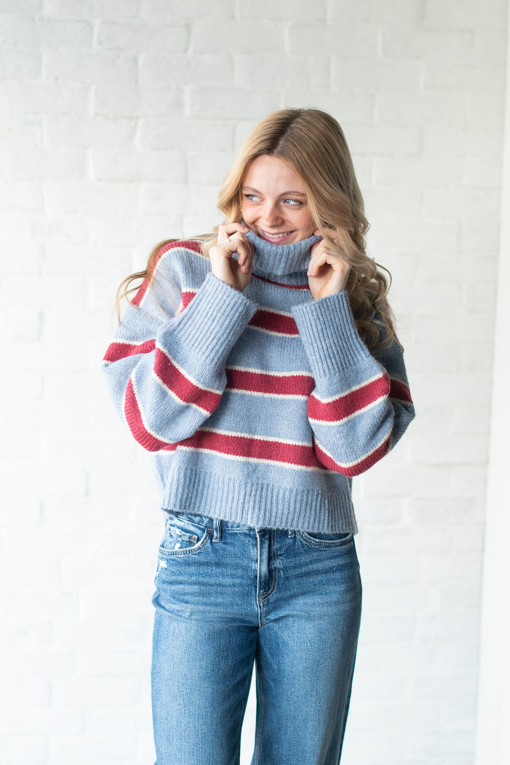 Coastal Stripe Turtle Neck – ARIA Clothing Co